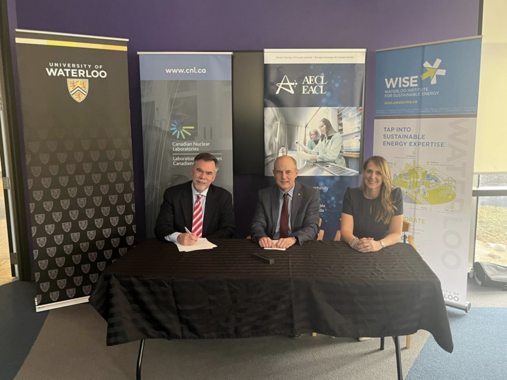 AECL and CNL sign collaborative research agreement with the University ...